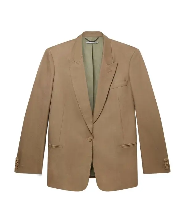 Stella McCartney Peak Lapel Single-breasted Tailored Blazer - Brown