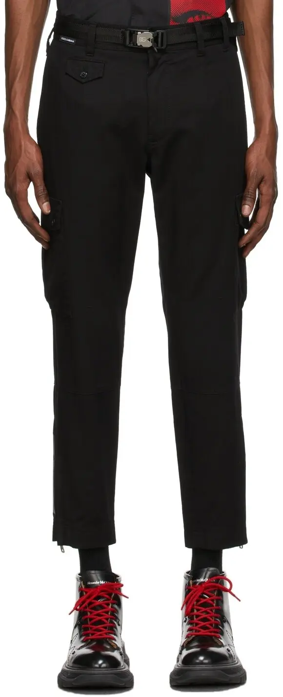 Dolce & Gabbana Stretch Cotton Cargo Pants