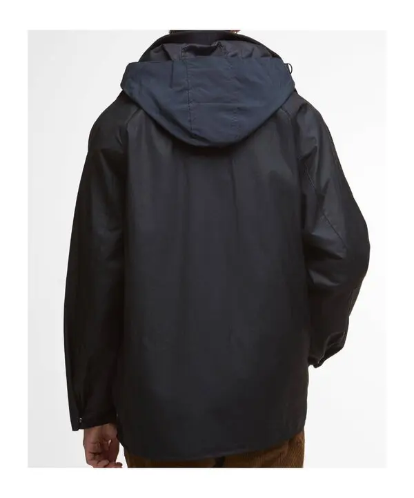 Barbour Modified Solway Waxed Jacket - Black