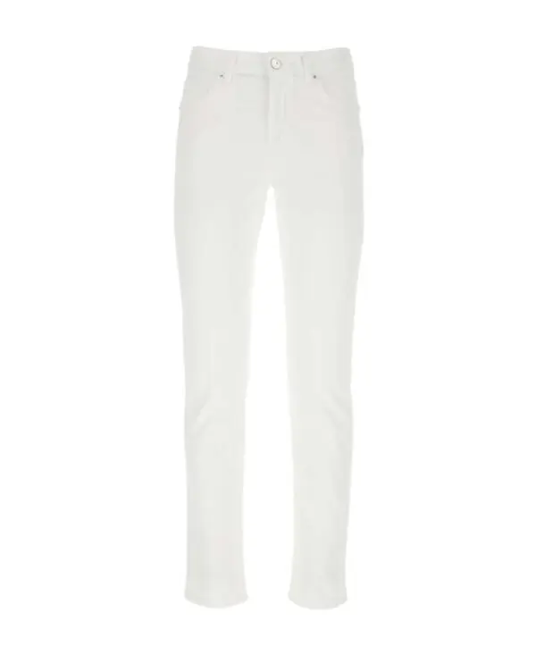 Zegna Slim-cut Jeans With Logo Patch - No