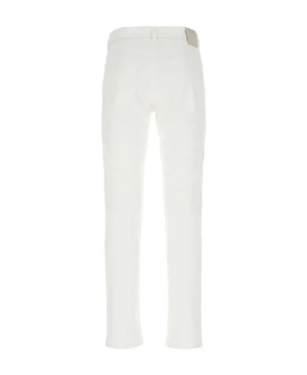 Zegna Slim-cut Jeans With Logo Patch - No