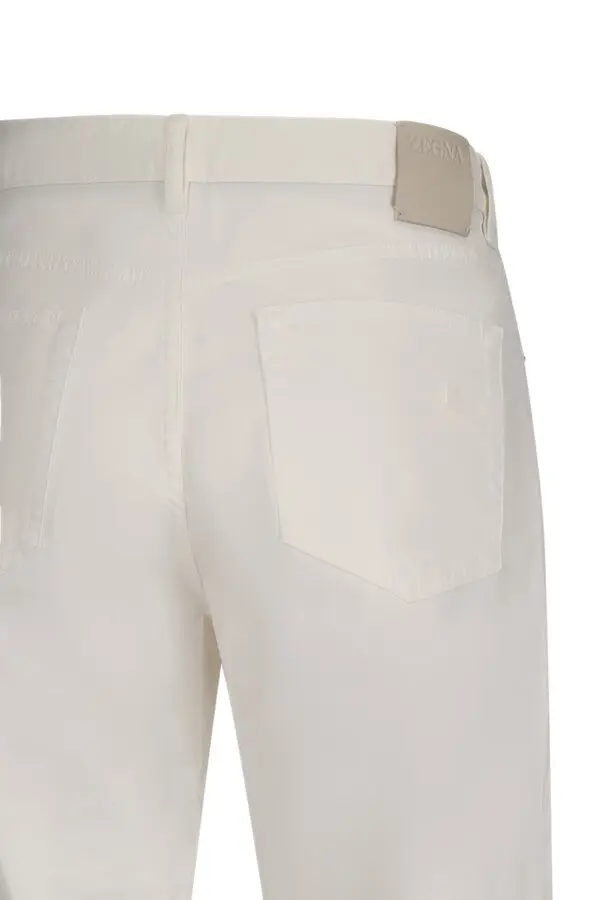Zegna Slim-cut Jeans With Logo Patch - No