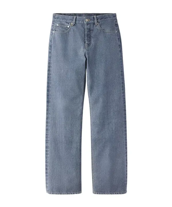 Jacquemus Logo Embroidered Straight-leg Jeans