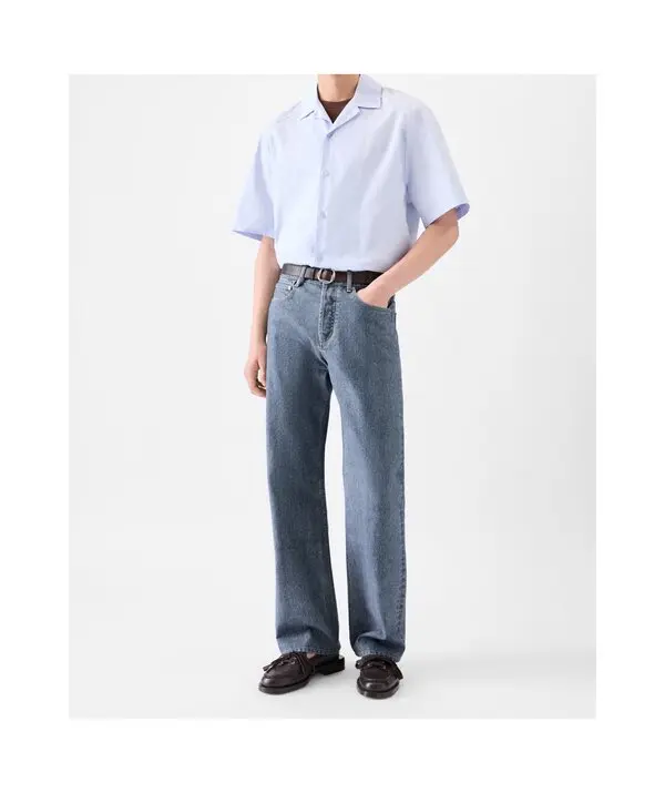 Jacquemus Logo Embroidered Straight-leg Jeans