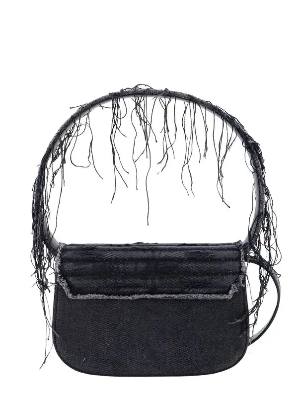 DIESEL® 1dr Logo Plaque Shoulder Bag