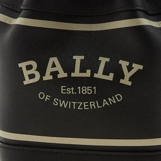 Bally Logo Shoulder Bag - Black
