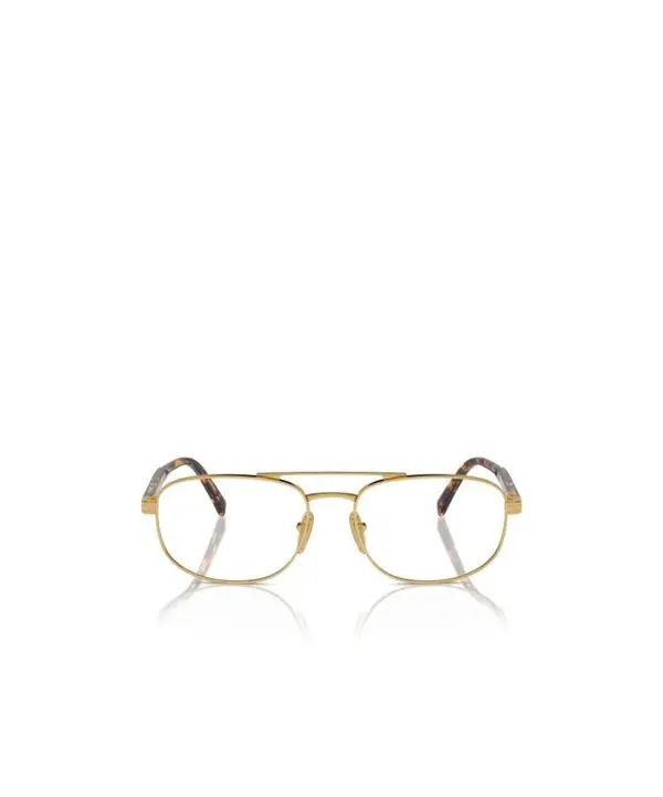 Prada Aviator Eyeglasses - Golden