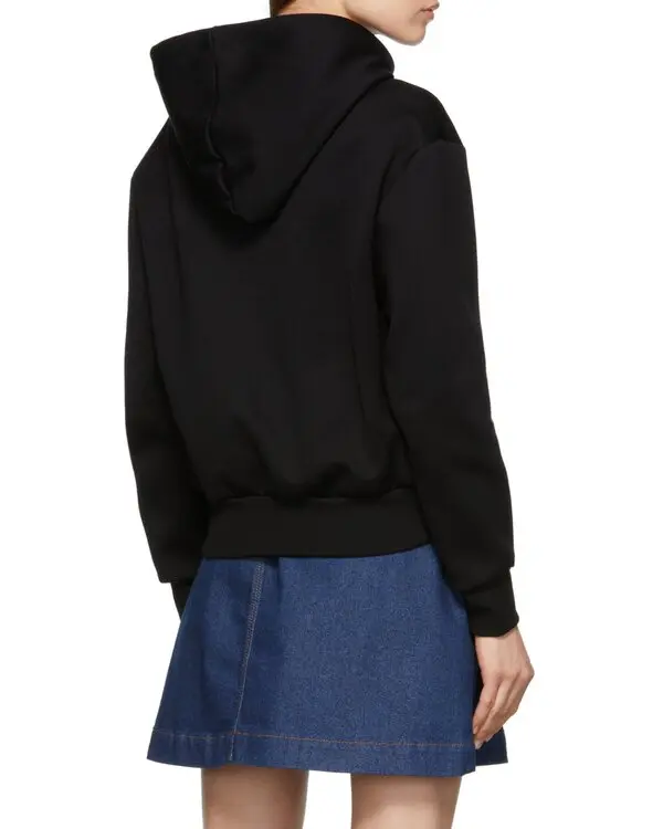 Versace Logo Print Drawstring Hoodie