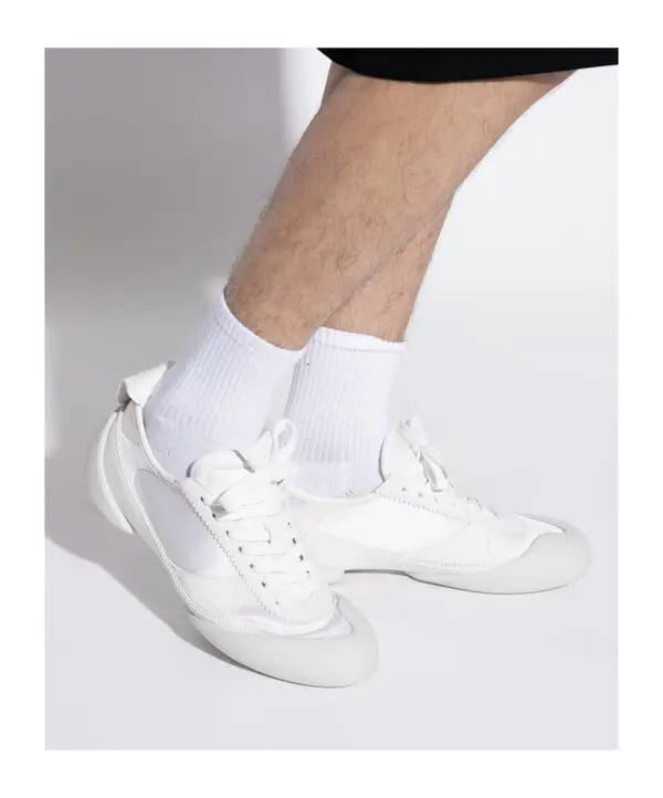 Alexander McQueen Lace-up Low Top Sneakers - White