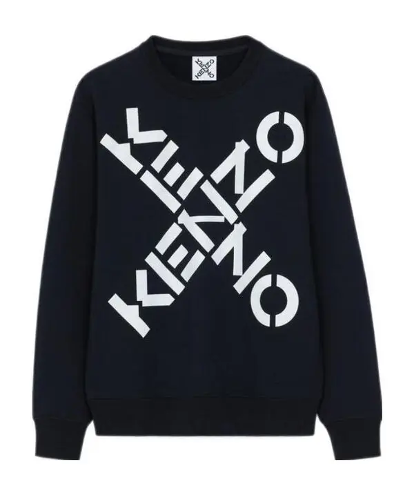 Kenzo Logo Printed Crewneck Sweatshirt