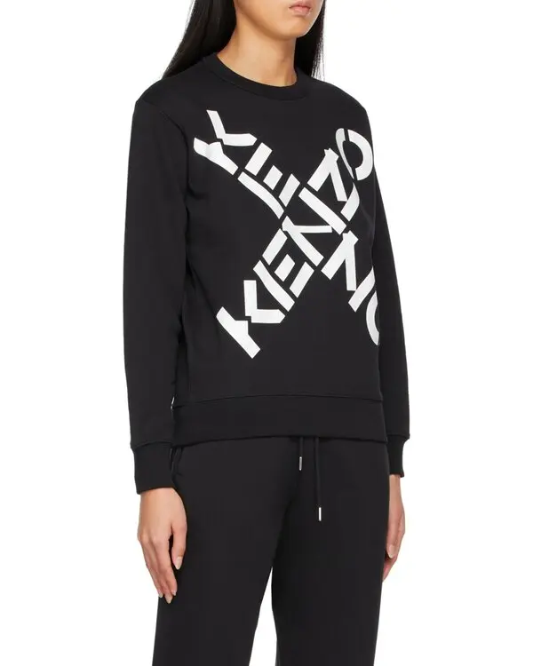 Kenzo Logo Printed Crewneck Sweatshirt