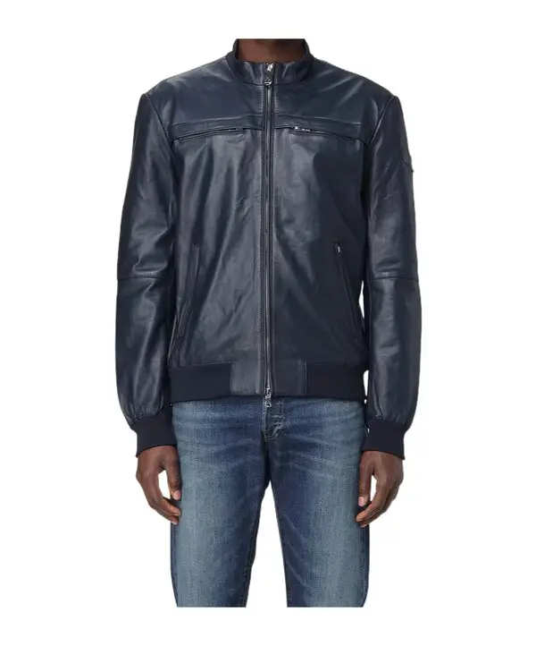 Peuterey Zip-pocket Bomber Jacket - Blue