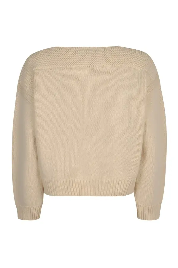 Celine Chunky Cashmere Boat Neck Sweater