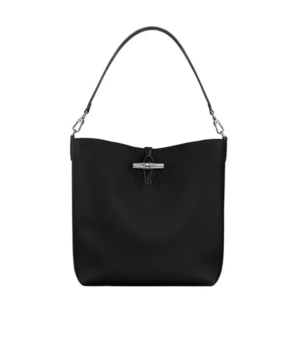 Longchamp Le Roseau Hobo Bag - Black
