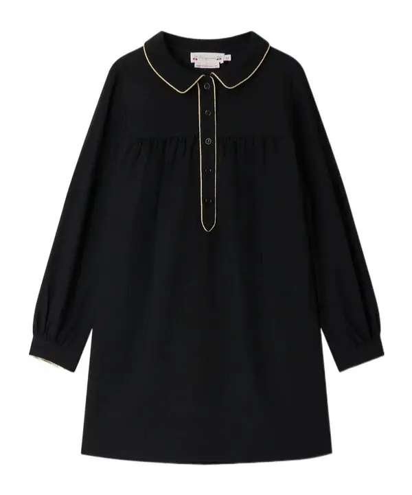 Bonpoint Dorothe Piped Collar Dress