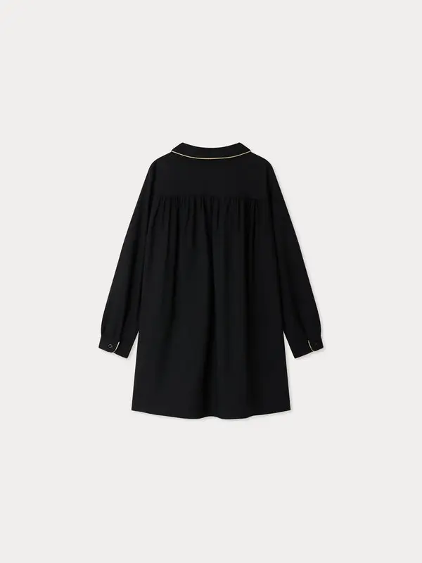 Bonpoint Dorothe Piped Collar Dress