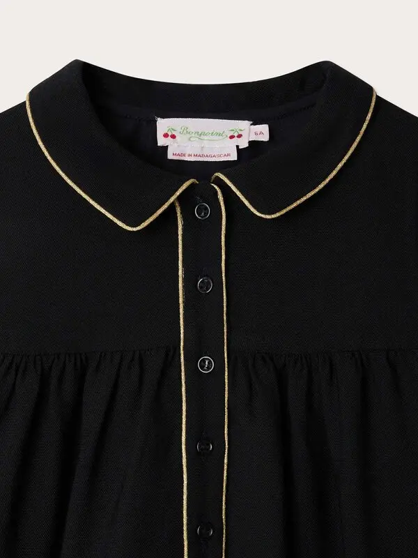 Bonpoint Dorothe Piped Collar Dress