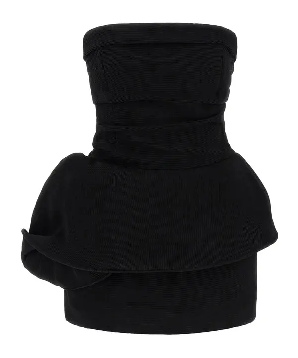 Magda Butrym Strapless Mini Dress - Black