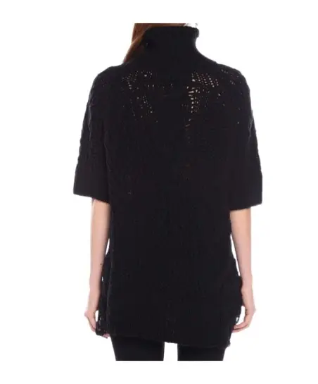 Ermanno Scervino Wool Blend Knitted Top With Lace Details