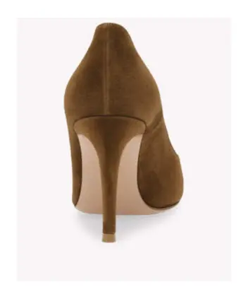 GIANVITO ROSSI 85mm Pointed-toe Stiletto Pumps - Brown