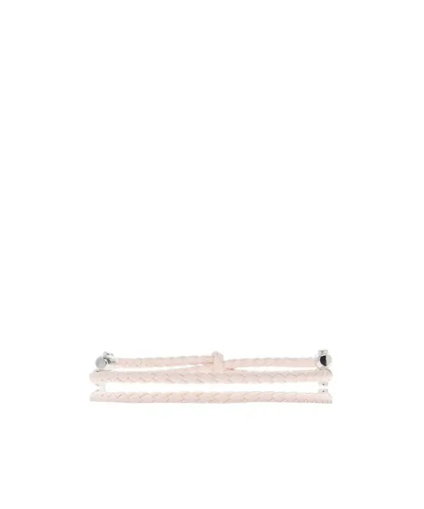 Bottega Veneta Braided Design Bracelet - Pink