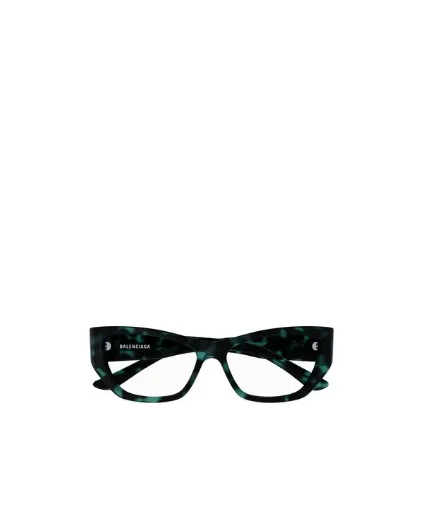 Balenciaga Cat Eye Eyeglasses - Teal-havana