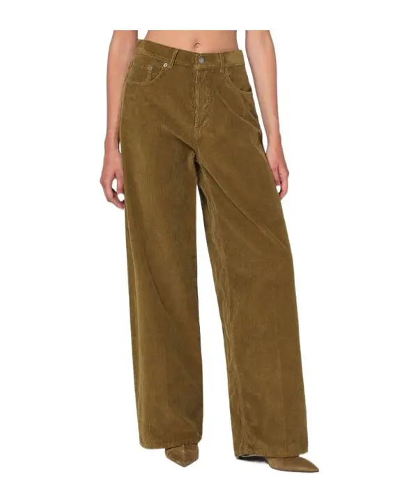 HAIKURE Corduroy Wide Leg Trousers