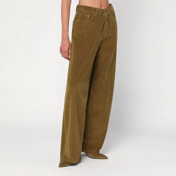 HAIKURE Corduroy Wide Leg Trousers