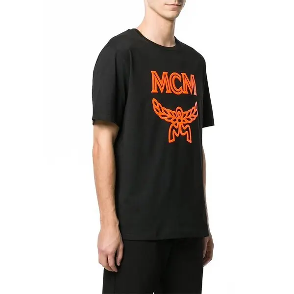 Mcm Letter Printed Pattern T-shirt