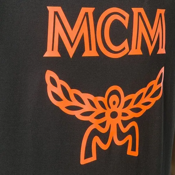 Mcm Letter Printed Pattern T-shirt