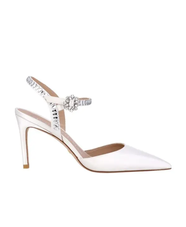 STUART WEITZMAN Pointed-toe Ankle Strap Pumps