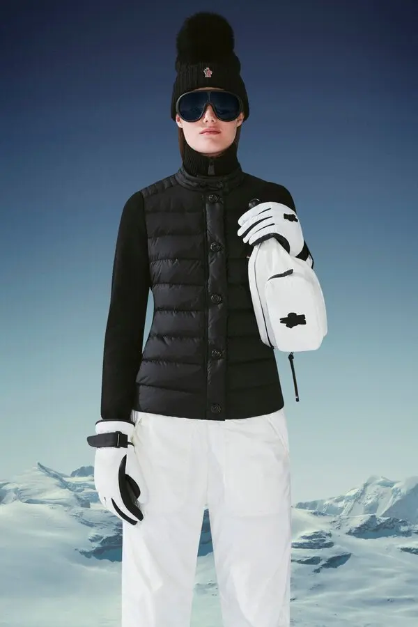 Moncler Padded Wool Cardigan