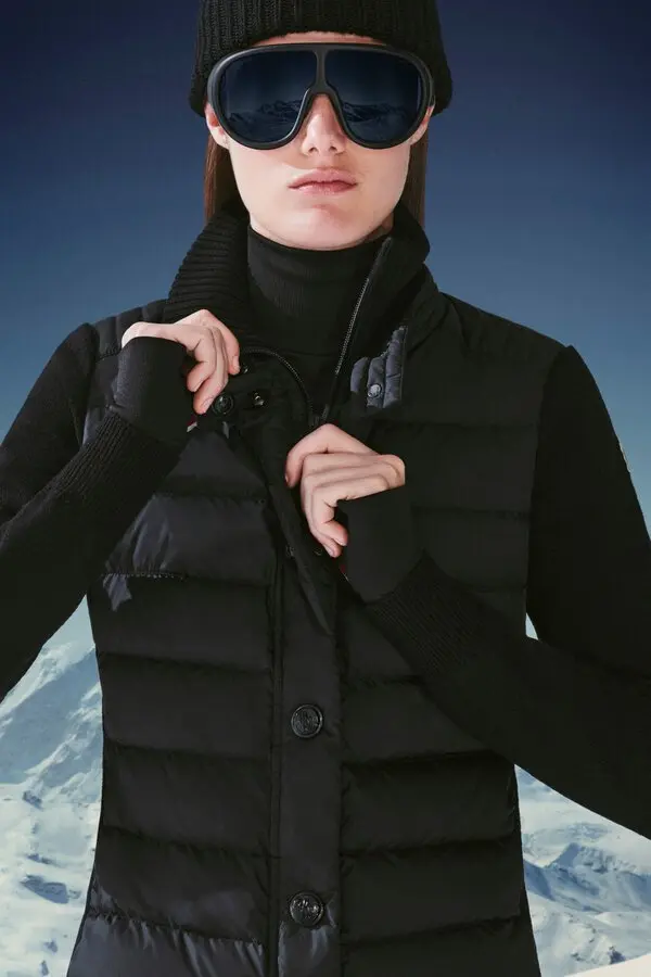 Moncler Padded Wool Cardigan