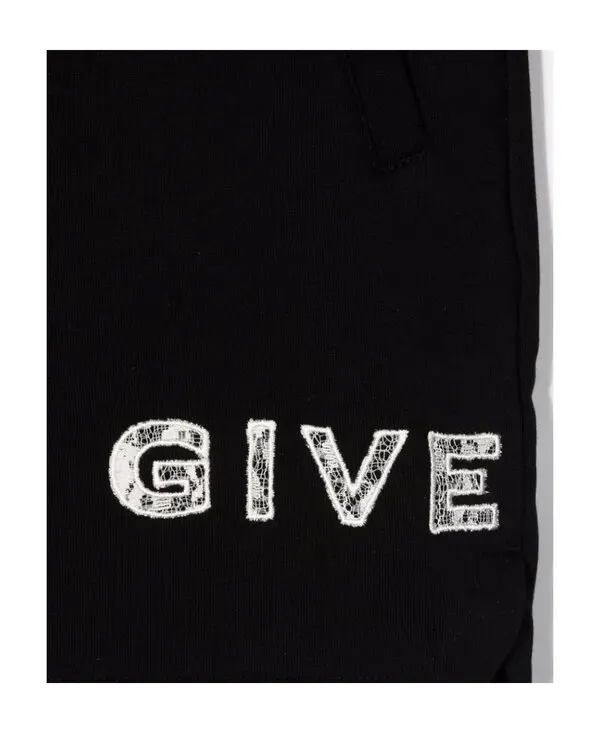 Givenchy Logo Embroidered Skirt - Black