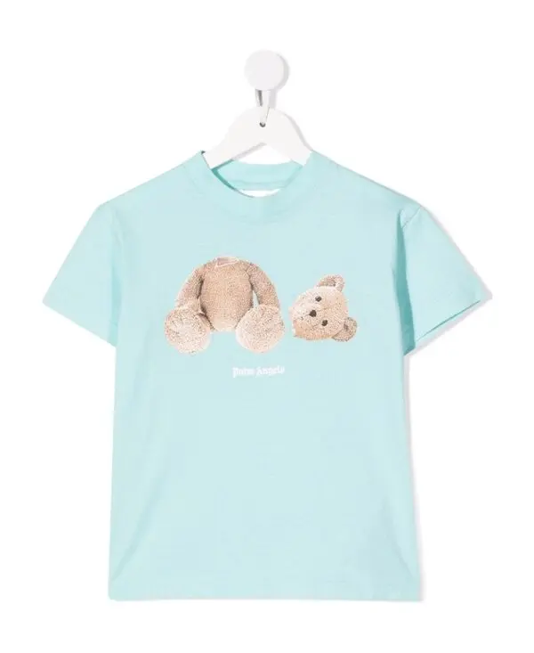Palm Angels Bear Print Cotton T-shirt