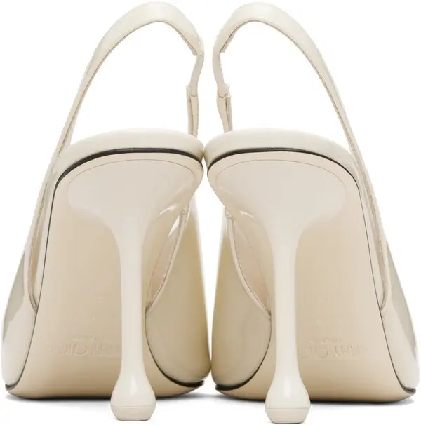 JIMMY CHOO Isa 95mm High-heeled Sandals - Latte