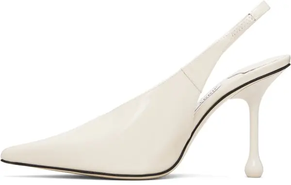JIMMY CHOO Isa 95mm High-heeled Sandals - Latte