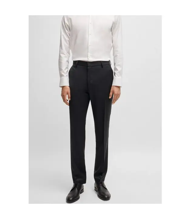 Hugo Boss Tailored Virgin Wool Trousers