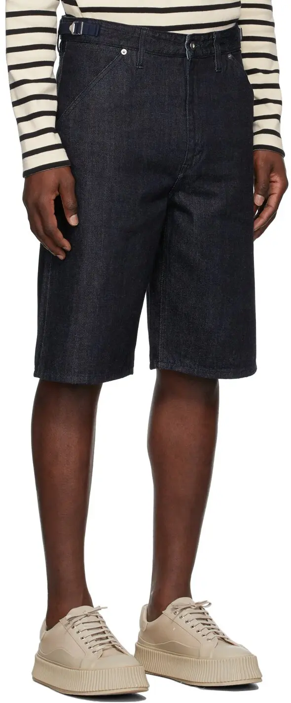 JIL SANDER Wide-leg Denim Shorts
