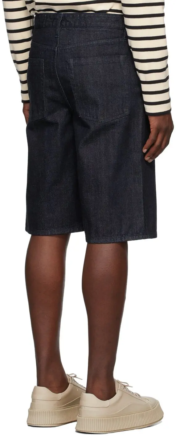 JIL SANDER Wide-leg Denim Shorts