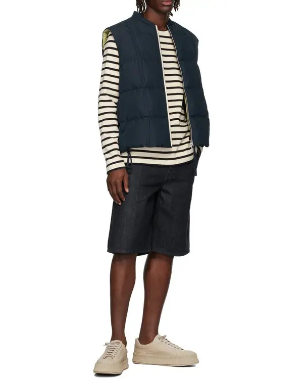 JIL SANDER Wide-leg Denim Shorts