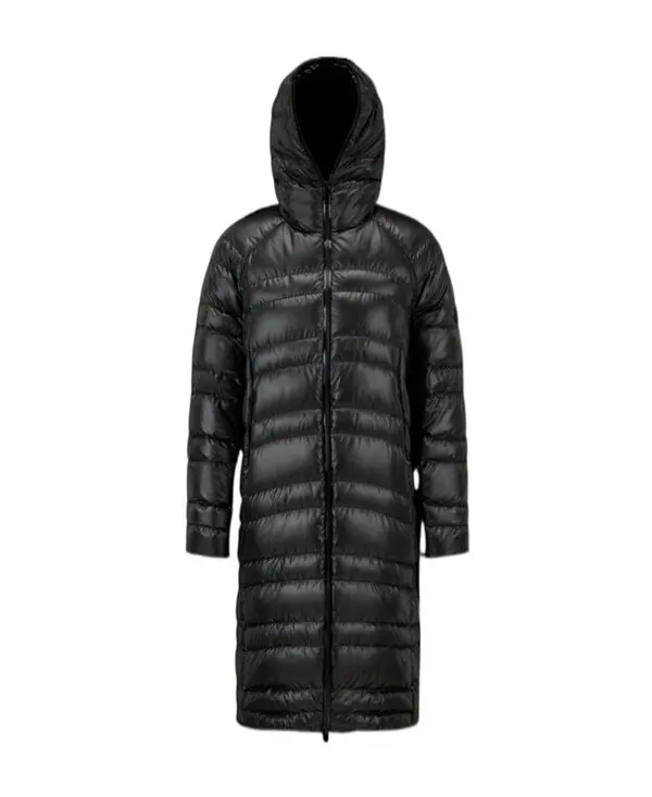 Moncler Apogon Long Down Jacket With Hood
