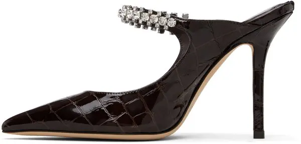 JIMMY CHOO Bing 100 High-heeled Mules
