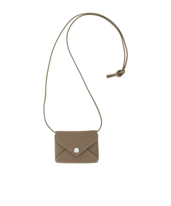 Tory Burch Lanyard Strapped Card Holder - Brown