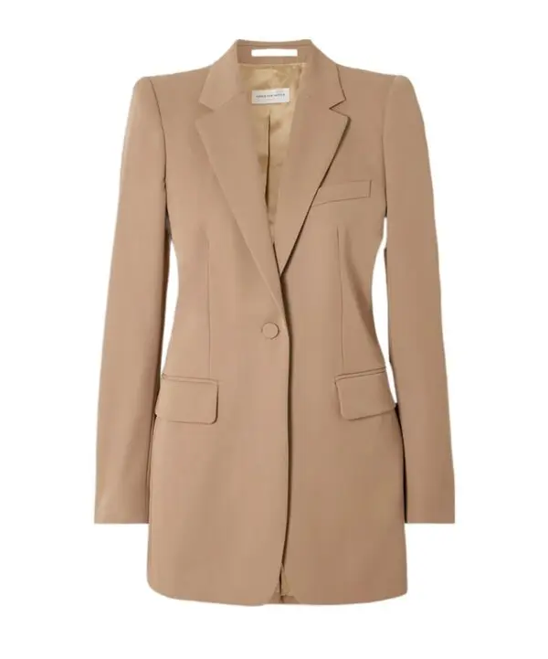 Dries Van Noten Long Sleeved Suit Coat - Camel