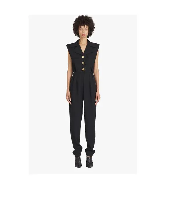 Balmain Wool Jumpsuit