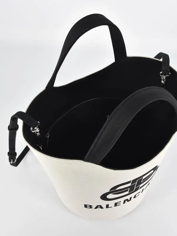 Balenciaga Printed Bucket Bag