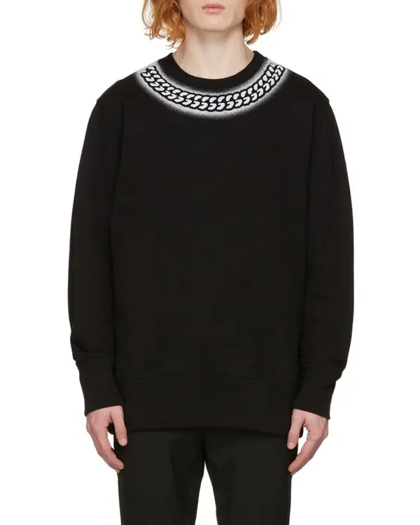 Givenchy X Chito Embossed Chain Print Sweatshirt