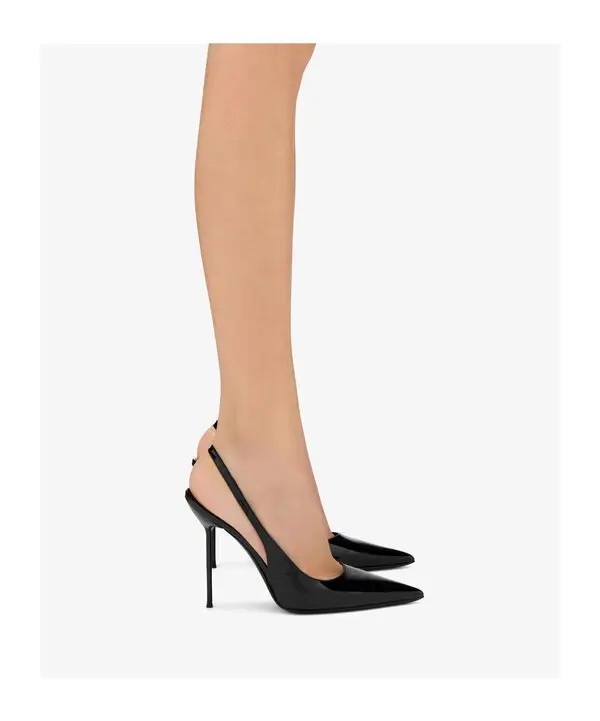 Paris Texas Lidia Slingback Pumps - Black