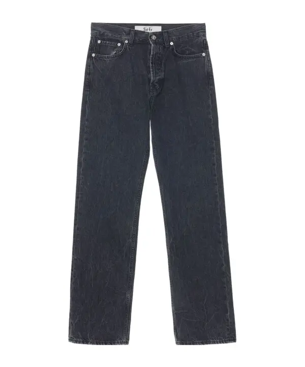 Séfr Straight Leg Jeans - Black